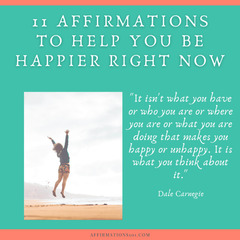 11 Affirmations That Can Help You To Be Happier Right Now