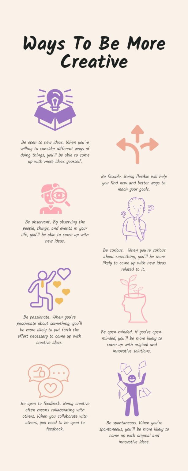 Top 18 Ways To Be More Creative In Your Life