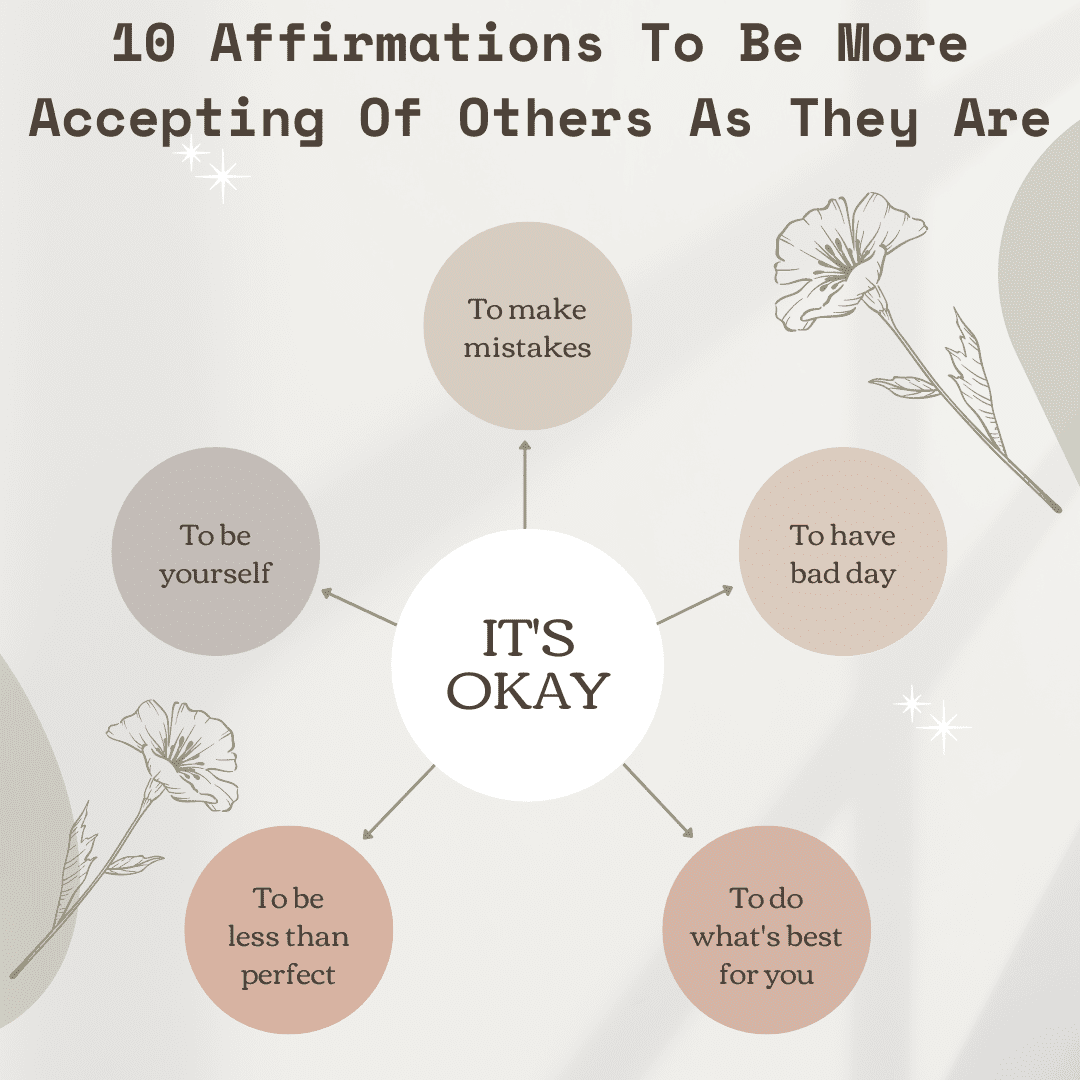 10 Affirmations To Be More Accepting Of Others As They Are